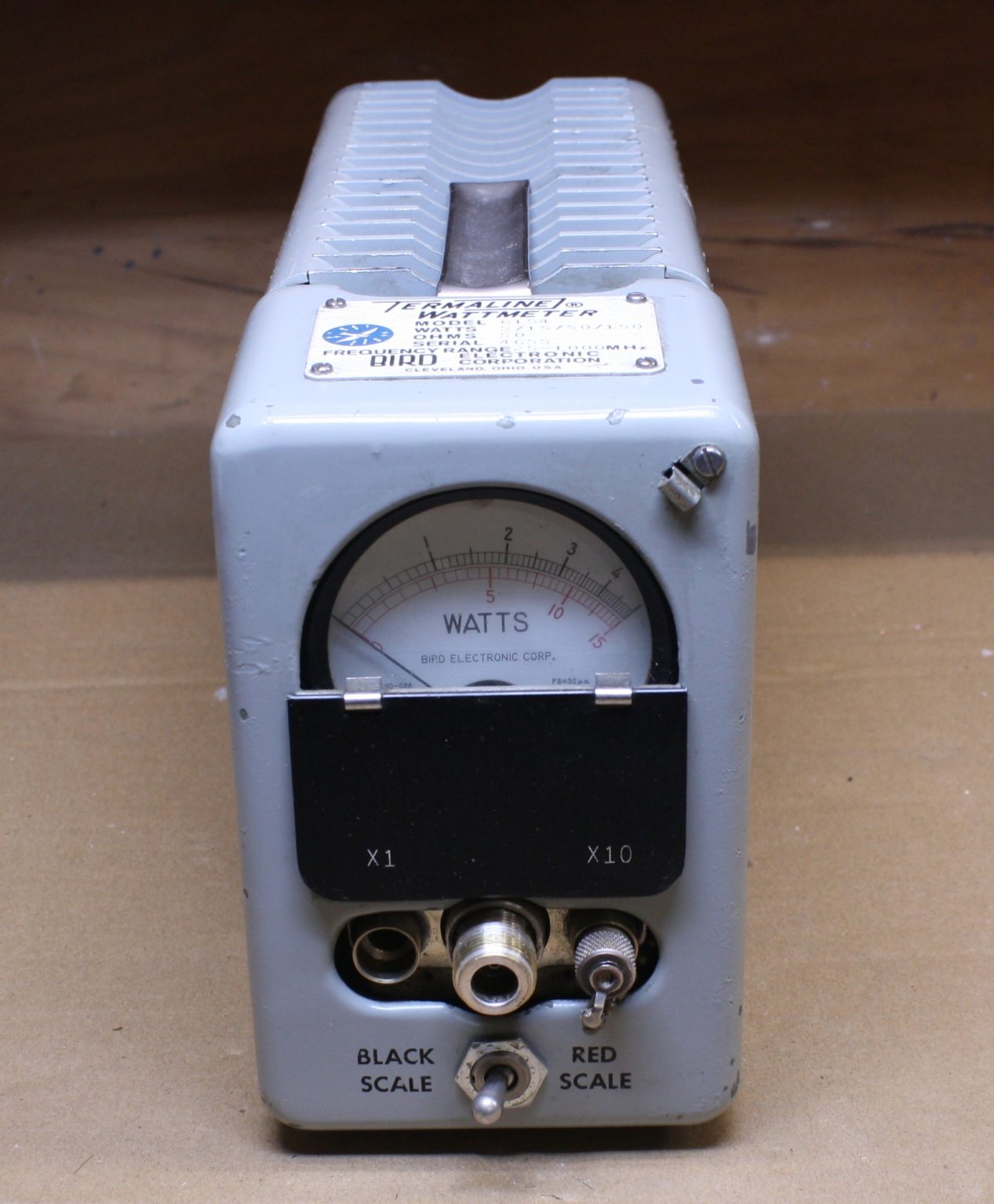 Bird Termaline Wattmeter Model 6154 – Amateur Radio Lab